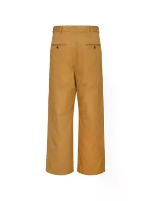 Junya Watanabe Pleated Garment-dyed Trousers
