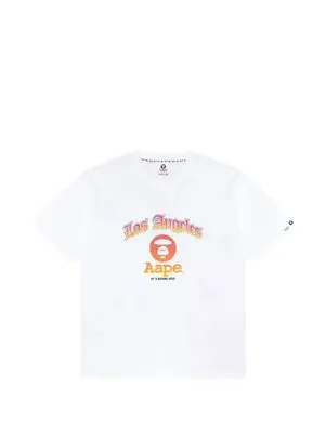 AAPE BY *A BATHING APE Los Angeles T-shirt - White