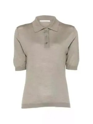 Studio Nicholson Fine-knit Polo Shirt