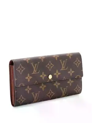 LOUIS VUITTON Sarah Wallet Monogram Canvas Small Wallets