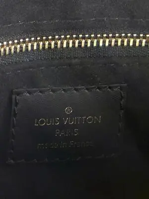 LOUIS VUITTON Monogram Canvas Petite Malle Souple Handbag With Leather Shoulder Bag - Brown