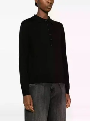 VICOLO Long-sleeve Polo Sweater