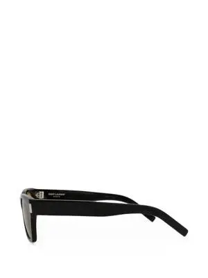 Saint Laurent Square Frame Sunglasses - Black