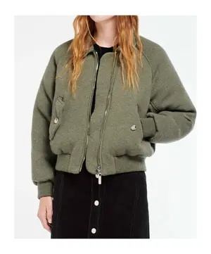 BARRIE Knitted Bomber Jacket