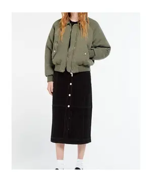 BARRIE Knitted Bomber Jacket