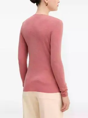 MOS MOSH Bouch Fine-knit Long-sleeve Top