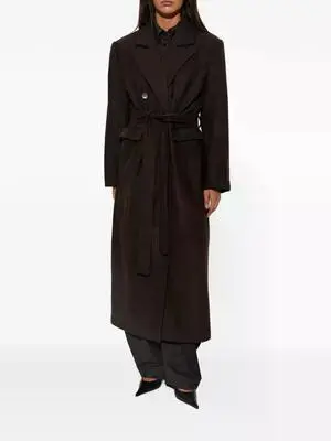 GESTUZ Double-breasted Belted Coat