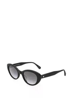 Kate Spade New York Round Frame Sunglasses - Black