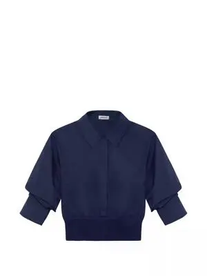 Simkhai Stiles Ribbed-waist Shirt