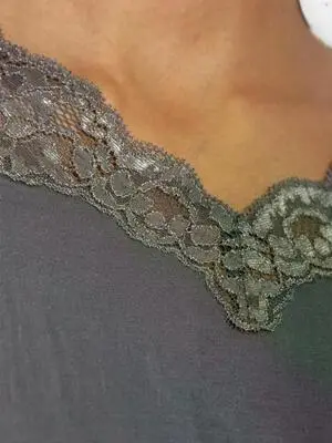 Hanro Dana Lace-trim Top