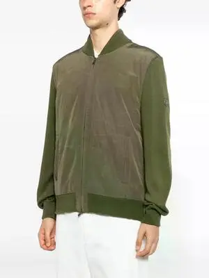 BOSS Contrast-sleeve Bomber Jacket