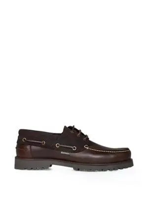 Barbour Lace-up Lug-sole Boat Shoes