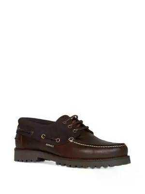 Barbour Lace-up Lug-sole Boat Shoes