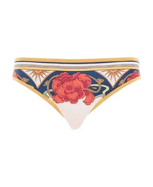La DoubleJ Tropical Print Bikini Bottoms - Pink