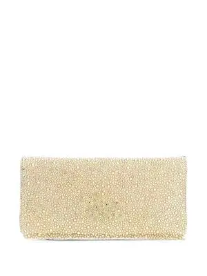TWENTY FOURHAITCH Siria Rhinestone-embellished Clutch Bag