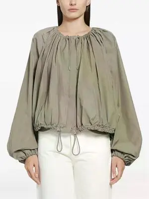 TOTEME Parachute Gathered Jacket - Grey