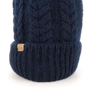 Woolrich Pompom Detailed Knit Beanie