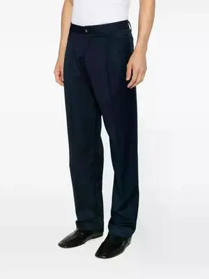 Imperial Pleated Straight-leg Trousers