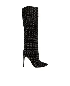 Paris Texas Holly 105mm Crystal-embellished Boots