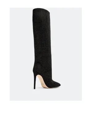 Paris Texas Holly 105mm Crystal-embellished Boots