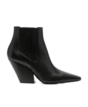 Casadei Square Toe Ankle Boots