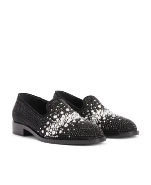 GIUSEPPE ZANOTTI Matildha Embellished Flat Loafers