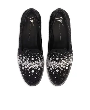 GIUSEPPE ZANOTTI Matildha Embellished Flat Loafers