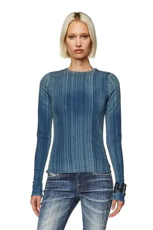 DIESEL® De-bob-fsd1 Crewneck Long-sleeved T-shirt