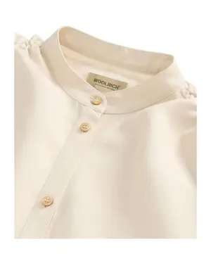 Woolrich Short-sleeved Drawstring Shirt