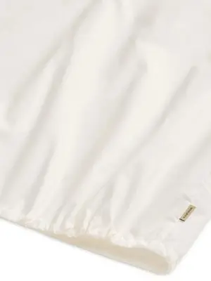 Woolrich Poplin Blouse With Lace Hem