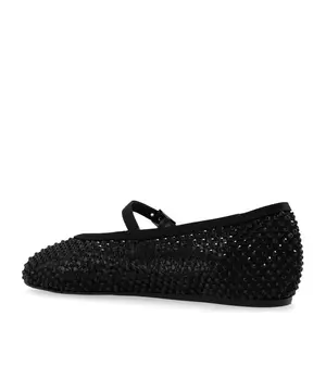 LE SILLA Gilda Crystal-embellished Ballerina Flats - Black