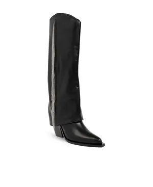 LE SILLA Jewel 110mm Leather Boots