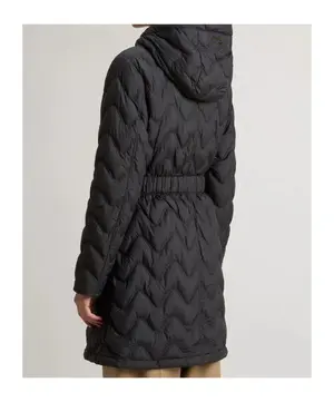 Woolrich Chevron-quilted Hooded Coat