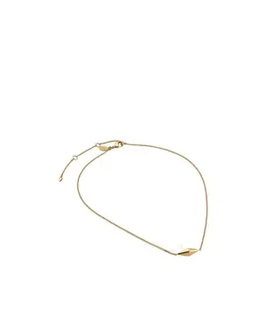 JIMMY CHOO Diamond Fine Chain Series Thin Chain Necklace