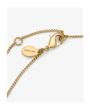 JIMMY CHOO Diamond Fine Chain Series Thin Chain Necklace