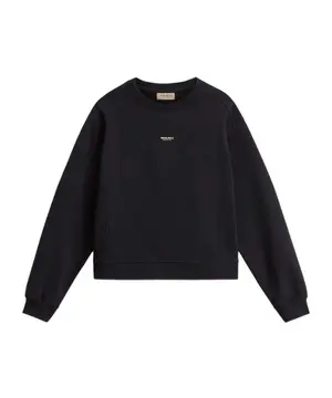 Woolrich Crew Neck Fleece Top - Black
