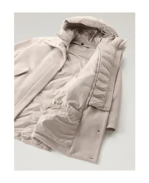Woolrich Hooded Mid-length Parka