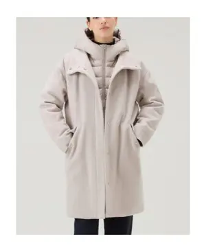 Woolrich Hooded Mid-length Parka