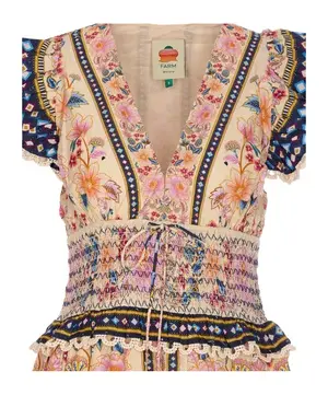 Farm Rio Superbloom Midi Dress