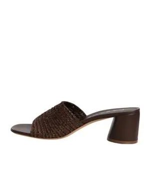 Casadei Hanoi 60mm Woven Mules