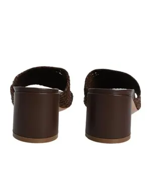 Casadei Hanoi 60mm Woven Mules