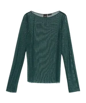 Pinko Embellished Light Tulle Jumper