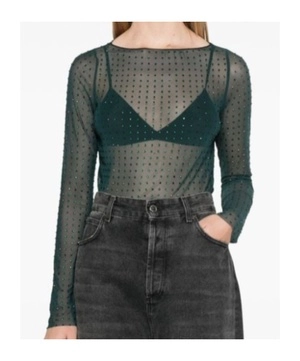 Pinko Embellished Light Tulle Jumper