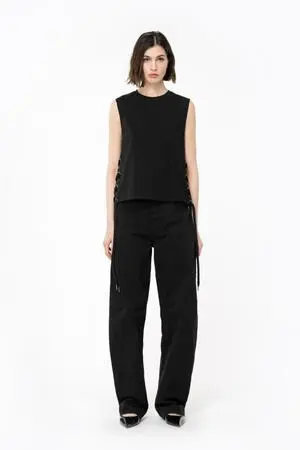 Pinko Sleeveless Cotton Top