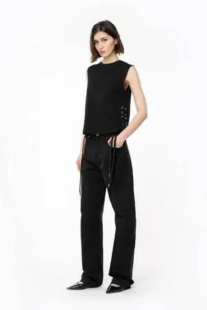 Pinko Sleeveless Cotton Top