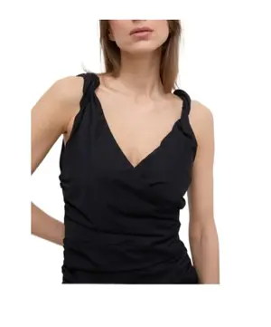 Pinko Twisted Ruched Mini Dress