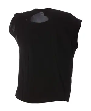 Pinko Knot-detailed Crewneck Sleeveless Top - Black