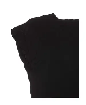 Pinko Knot-detailed Crewneck Sleeveless Top - Black