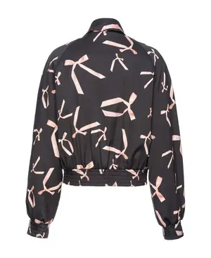 Pinko X Patrick Mcdowell Bow Printed Bomber Jacket