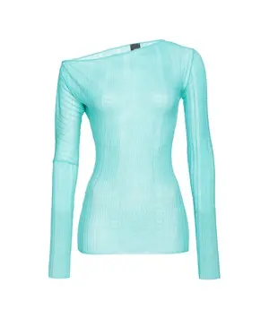 Pinko Logo Patch Top - Blue